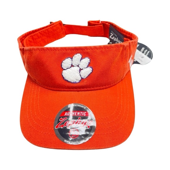 Zephyr | Accessories | Clemson Tigers Orange Zephyr Moonbeam Visor New ...